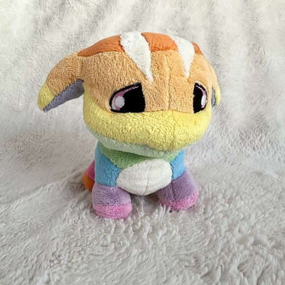 Neopets | Toys | Neopets Rainbow Poogle Dog 7 Plush Toy Stuffed Animal ...
